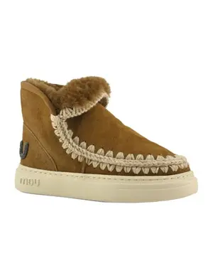 Mou Logo Trim Ankle Boots