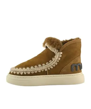 Mou Logo Trim Ankle Boots