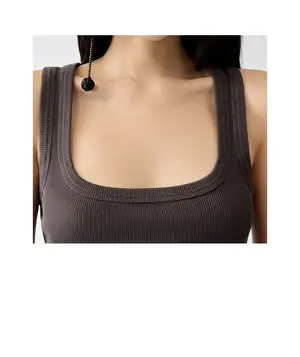 Jacquemus Square Neck Ribbed Knit Vest
