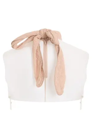 Philosophy Di Lorenzo Serafini Lace High-neck Cropped Top