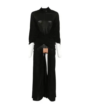 JEAN PAUL GAULTIER Long-sleeved Draped Maxi Dress
