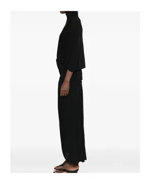 JEAN PAUL GAULTIER Long-sleeved Draped Maxi Dress