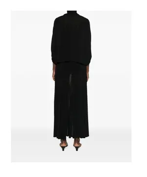 JEAN PAUL GAULTIER Long-sleeved Draped Maxi Dress