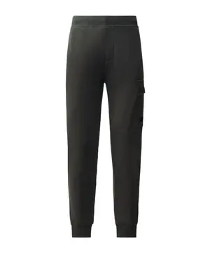 C.P. COMPANY Diagonal Raised Fleece Lens Sweatpants - Grey