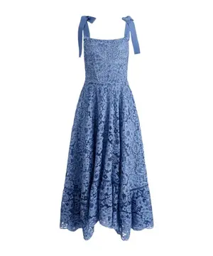 ALICEOLIVIA Rosalee Lace Bustier Dress