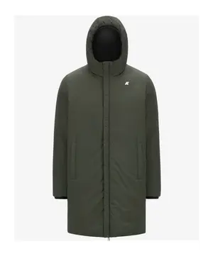 K-WAY Logo Parka - Black