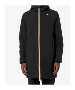 K-WAY Logo Parka - Black