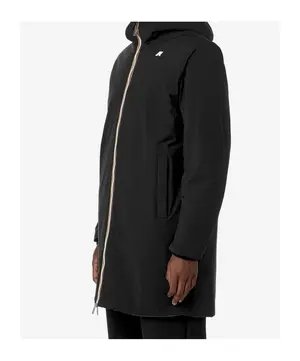 K-WAY Logo Parka - Black