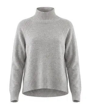 DONDUP Raglan Sleeve Wool Sweater - Grey