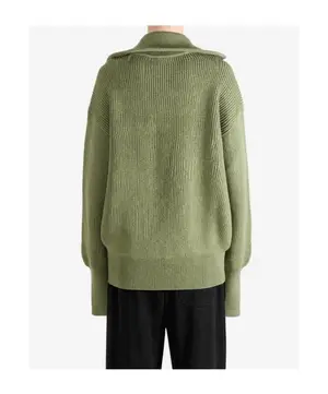 RIER Long-sleeved Cardigan With Zip Collar