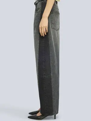 SEMICOUTURE Loose-fit Paneled Jeans