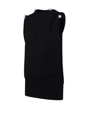 Giuseppe Di Morabito Button-shoulder Knitted Dress