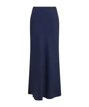 Loulou De Saison Eli Silk Twill Maxi Skirt