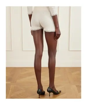 Gucci Lace Detail Elastic Waist Shorts