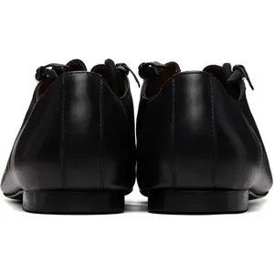 TOGA VIRILIS Leather Derby With Patterned Hardware