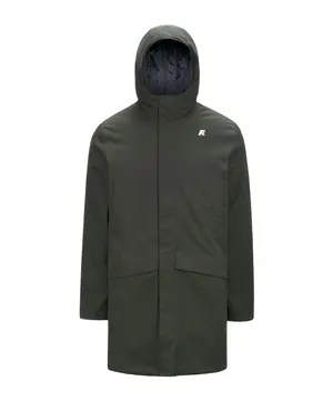 K-WAY Waterproof Hooded Jacket - Green
