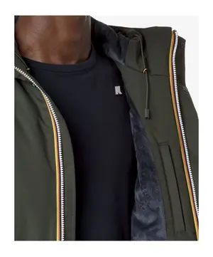K-WAY Waterproof Hooded Jacket - Green