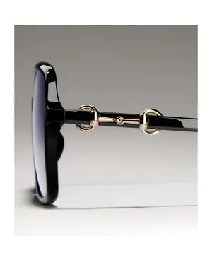 Gucci Geometric Square Frame Sunglasses