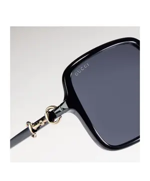 Gucci Geometric Square Frame Sunglasses