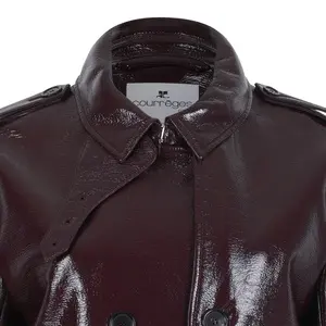 COURREGES Courrèges Vinyl Trench Coat - No