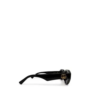 Gucci Low Nose Bridge Fit Oval Sunglasses