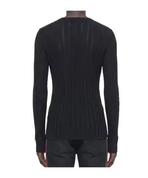 Gucci Semi-transparent V-neck Pullover