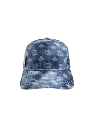 Dsquared2 Monogram Baseball Cap - Blue