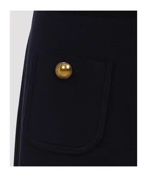 Elisabetta Franchi Ribbed Mini Knitted Dress