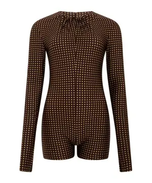 Philosophy Di Lorenzo Serafini Fitted Polka Dot Jumpsuit