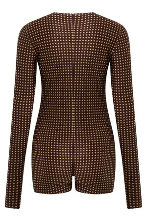 Philosophy Di Lorenzo Serafini Fitted Polka Dot Jumpsuit