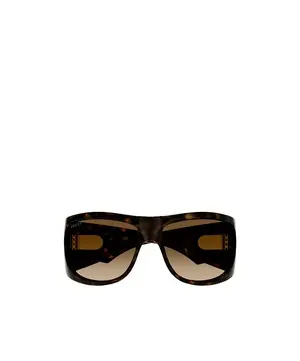 Gucci Aviator Frame Sunglasses - Black