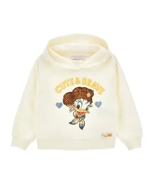 Monnalisa Daisy Duck Graphic-print Hoodie