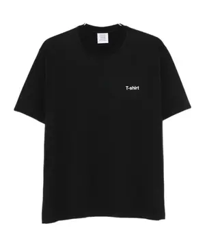 Vetements Slogan-print T-shirt - Black