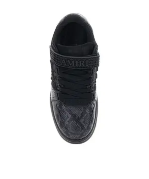 Amiri Round Toe Sneakers With Velcro Closure