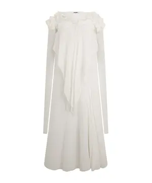 PHILOSOPHY DI LORENZO SERAFINI Philosophy Di Lorenzo Serafini Ruffled Midi Dress