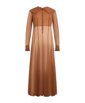 Philosophy Di Lorenzo Serafini Sheer Long Dress