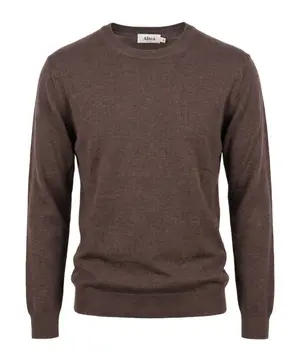 Altea Long Sleeve Crew-neck Sweater - Marrone