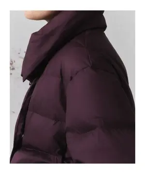 Marella Quilted Down Jacket With Belt