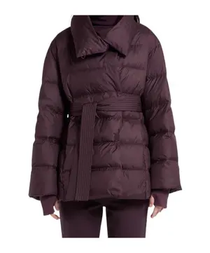 Marella Quilted Down Jacket With Belt