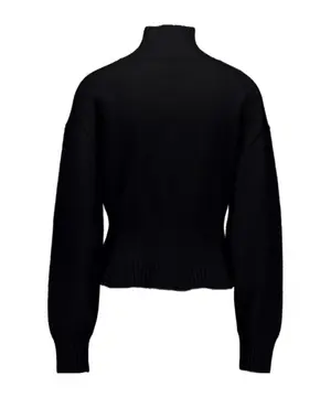 ALLUDE Boat Neck Long Sleeve Jumper