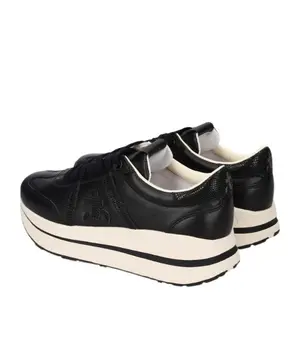 Premiata Lace-up Sneakers With Patchwork Detail