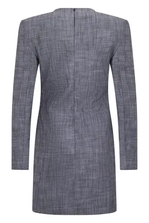 Philosophy Di Lorenzo Serafini Long Sleeve Buttoned Mini Dress