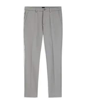 Hugo Boss Belt Loop Casual Pants - Light Gray