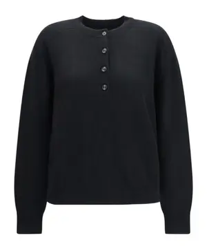 Loulou De Saison Malo Crewneck Jumper - Black