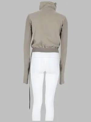 Rick Owens High-neck Zip-up Jacket - Grey