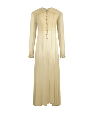 Philosophy Di Lorenzo Serafini Long Sleeve Maxi Dress - Light Neutral