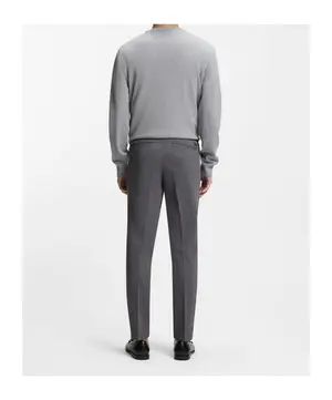Hugo Boss Pressed-crease Tapered Trousers