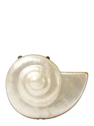 Simkhai Marion Shell Clutch Bag - No
