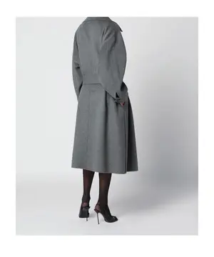 THE FRANKIE SHOP Double-breasted Belted Coat