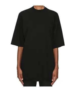 Rick Owens Crew Neck Short-sleeved T-shirt - Black